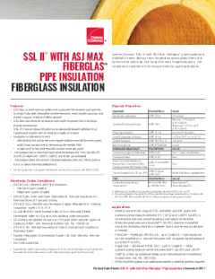 Owens Corning Insulation Chart