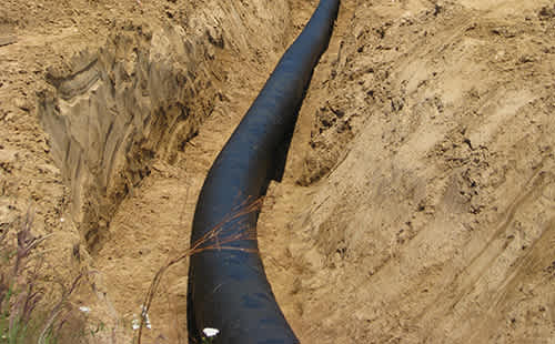 large underground pipe