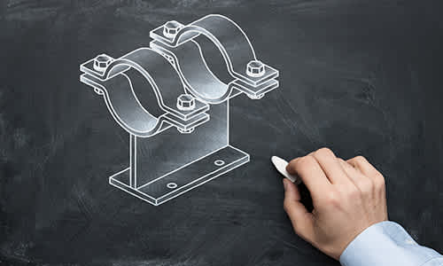 pipe support clamp calculation