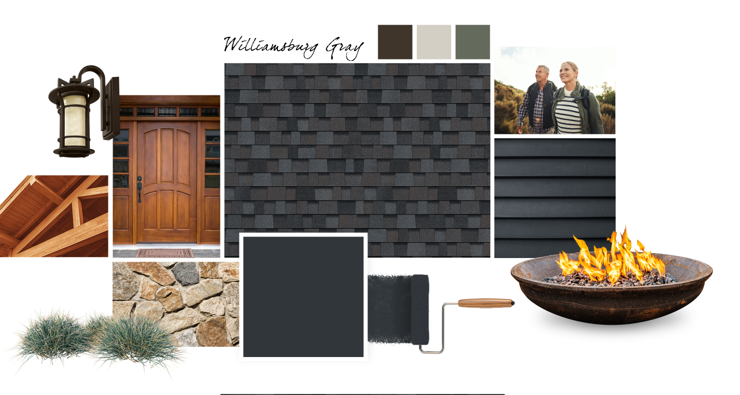 Pairing Type - Inkwell & Williamsburg Gray | Owens Corning Roofing