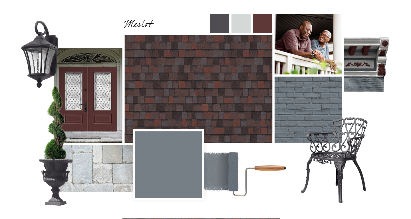Pairing Type - Downing Slate & Merlot | Owens Corning Roofing