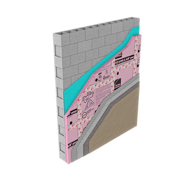 Foam Insulation On Cmu Walls In Place