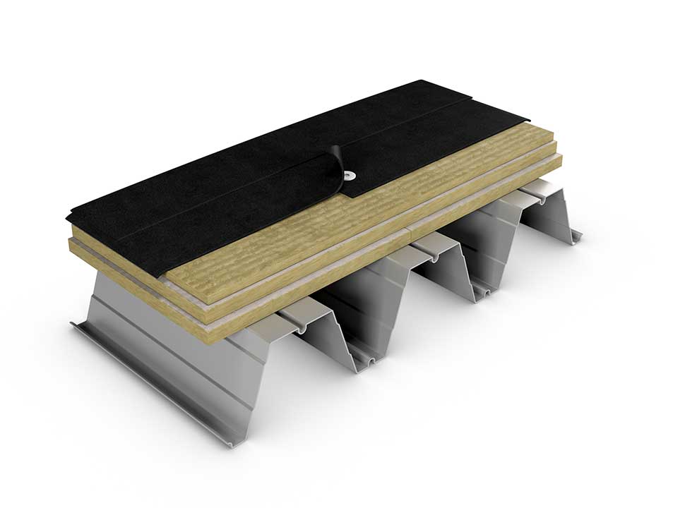 Arbeidsanvisning Isolere med PAROC Roof Kondensisolasjon | Paroc